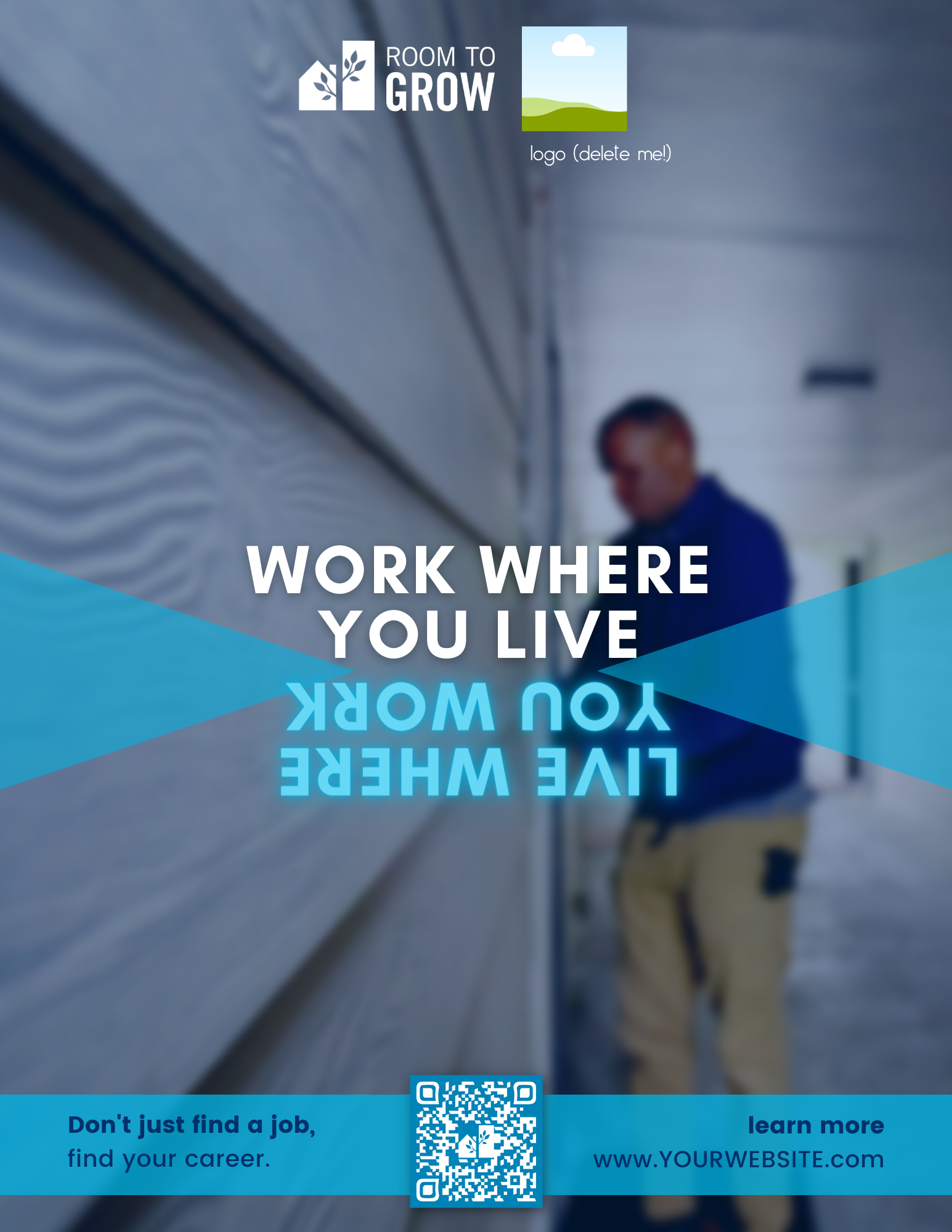 Live Here/Work Here Flyers – Room to Grow