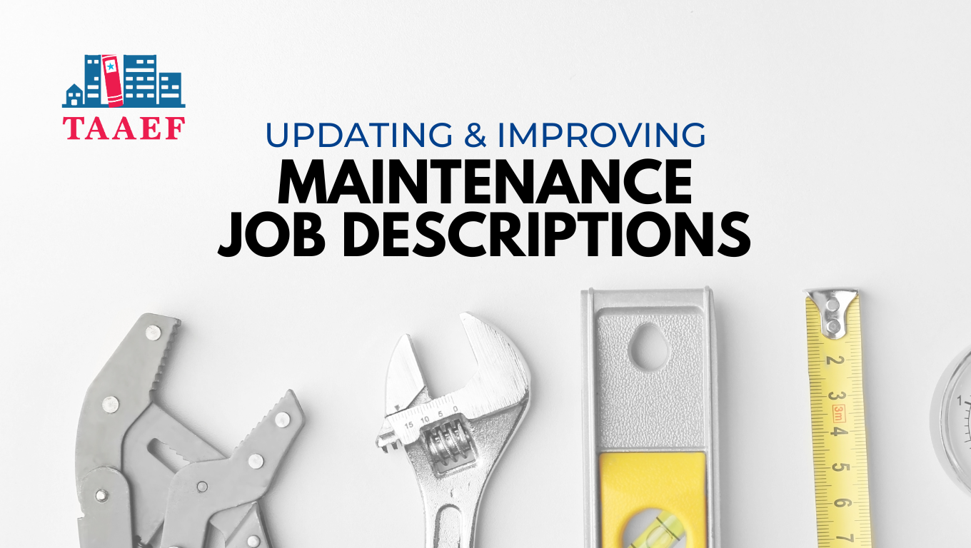 Updating Improving Maintenance Job Descriptions Room To Grow